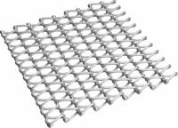 China Stainless Metal Architectural Wire Mesh Conveyor Belt Facade Decoration for sale