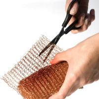 China Copper Knitted Woven Wire Mesh Tube High Flow Through Acid / Alkali Resistant for sale