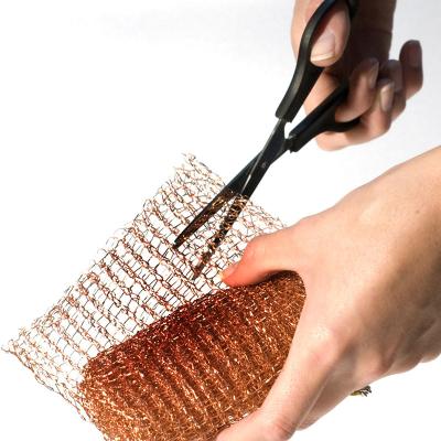 China Copper Knitted Woven Wire Mesh Tube High Flow Through Acid / Alkali Resistant for sale