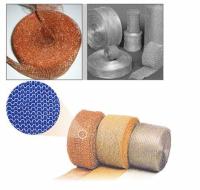 China Copper Knitted Woven Wire Mesh Tube High Flow Through Acid / Alkali Resistant for sale