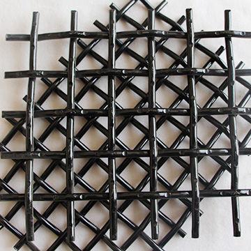China High Tensile 65mn Woven Steel Mesh Panels , Vibrating Screen Mesh For Crusher for sale