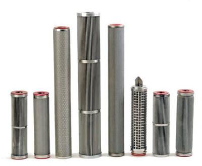 China AISI 316 SS Woven Wire Mesh Sintered Mesh Cartridge Fit Industrial Filter for sale