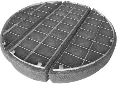China Knitted Stainless Steel Woven Wire Mesh Filament Surface For Gas / Liquids Separated for sale
