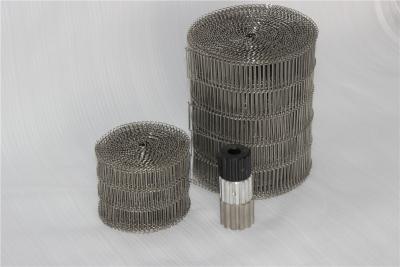 China Chocolate Enrober Wire Mesh Conveyor Belt Stainless Steel Metal Smooth Surface for sale