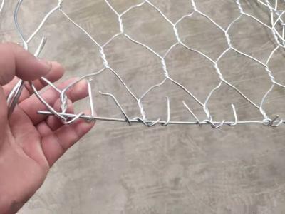 China Hexagonal Woven 1m Gabion Mesh Basket Reno Mattress For River Bank Protection for sale