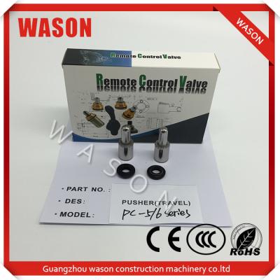 China Copper Hydraulic Joystick Parts Excavator Pusher Pilot For PC200-5 6 7 8 702-16-53170 for sale