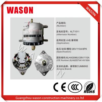 China 12V Heavy Duty Alternator For Ford Medium / Heavy Truck 8LH2070VA 8LHA2057VA 110555HD for sale