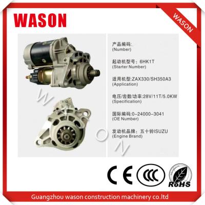 China Light Weight Hitachi Starter Motor 0-24000-3041 0240003041 Part Number for sale