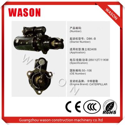 China Hydraulic CAT Excavator Starter Motor For CAT 50-152-1 501521 for sale