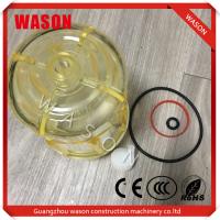 China YN21P01068S003 Fuel Filter Bowl / SK200-8 Yellow Glass Bowl Fuel Filter for sale