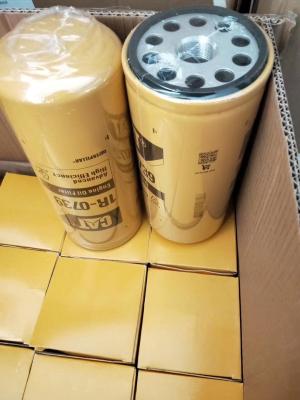China CAT Engine Excavator Oil Filter 1R-0739 1R0739 Black Silver Color for sale
