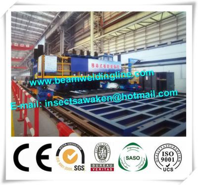China Hydraulic Longitudinal T Beam Welding Machine With Gantry Framework for sale