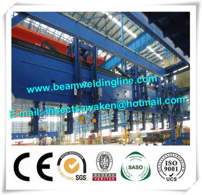 China Manual Positioned H Beam Welding Line , Marine T Bar Longitudinal Welding Machine for sale