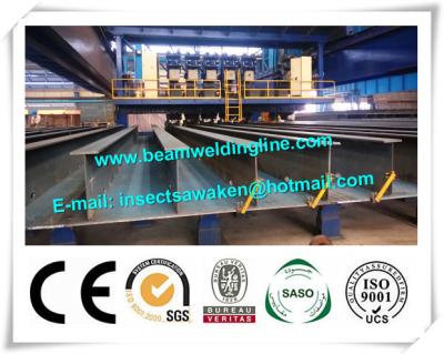 China Crane Type H Beam Welding Line , Shipbuild Longitudinal Pole Automatic Welding Equipment for sale