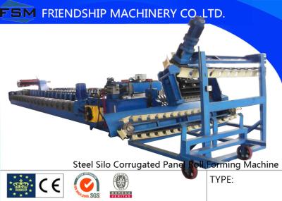 China 3 - 4mm Steel Forming Machine Steel Culvert with Gearbox Driven for sale