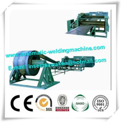 China Steel Simple Decoiler Machine , Light Street Light Pole Making Machine for sale