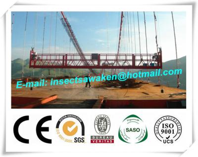 China Hanging Scaffold Wind Tower Production Line , Aluminum Steel Suspended Working Platform for sale