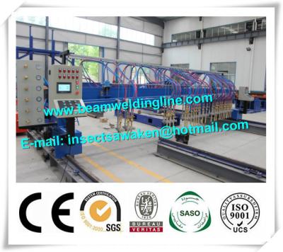 China CNC H Beam Production Line Plasma And Flame Cutting Machine with numerical control system for sale