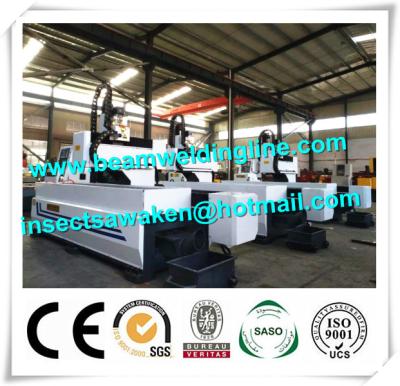 China Longitudinal CNC Drilling Machine , 6m CNC Drilling Machine For Metal Sheet for sale