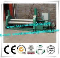 China 3 Roller Hydraulic Symmetrical Plate Rolling Machine For Shipbuilding / Petroleum for sale