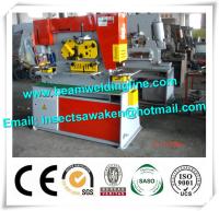 China Safety Hydraulic Shearing Machine Hydraulic Iron Worker Punch And Shear Machine for sale