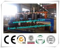 China H beam welding line for steel bridge , Steel construction bridge rib assembling and welding machine for sale