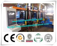 China H beam welding line for steel bridge , Steel construction bridge rib assembling and welding machine for sale