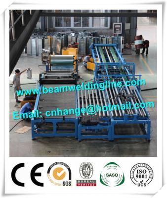China Automatic HVAC Duct Manufacturing Line , Wind Tower Production Line Make Heating Duct for sale