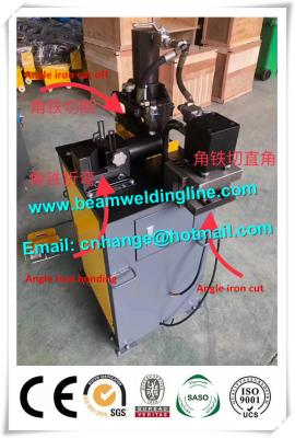 China Hydraulic Angle Cutting And Punching , Hydraulic Shearing Machine For Angle Iron for sale