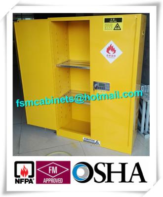 China Flammable Industrial Safety Cabinet  , Chemical Storage Containers For Laboratory for sale