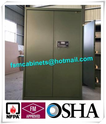 China Fireproof Gun Safety Storage Cabinet , Industrial Safety Cabinets For  Storage Guns for sale