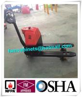 China Hydraulic Trolley And Cargo Stacker , Industry Fire Resistant File Cabinet For Oil Drum for sale