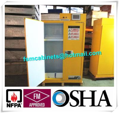 China Filtered type Flammable Storage Cabinet , Industrial Safety Cabinet With Ventilation System for sale
