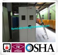 China Fire Resistance Gas Cylinder Storage Cabinet , Gas Detector Industrial Safety Cabinet for sale