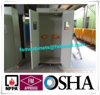 China Fire Resistance Gas Cylinder Storage Cabinet , Gas Detector Industrial Safety Cabinet for sale