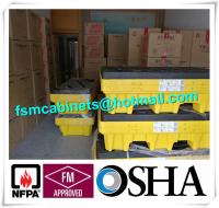 China HDPE Chemical Spill Pallet Fire Resistant File Cabinet Leak Proof For 4 Drum for sale