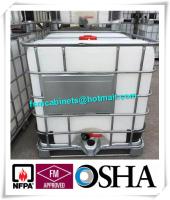 China Industry Galvanized 1000L IBC Tank For Liquid , Flammable Fire Resistant Cabinet For Drum for sale