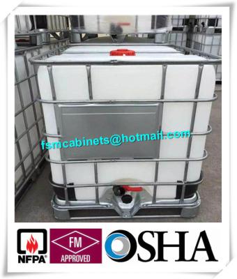 China Industry Galvanized 1000L IBC Tank For Liquid , Flammable Fire Resistant Cabinet For Drum for sale