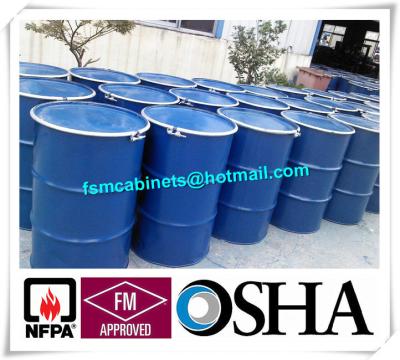 China 200L Color Steel Flammable Fire Resistant File Cabinet Color Steel Drum For Liquid for sale