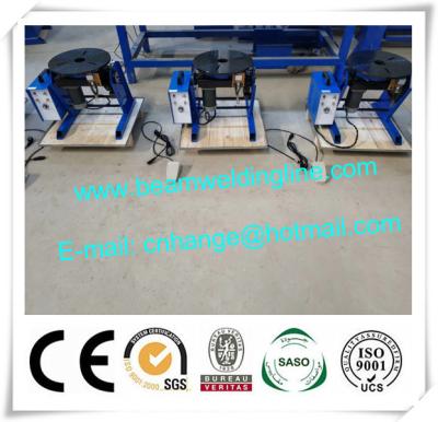 China 30kg 50kg 100kg Small Automatic Welding Positioner , Small Rotating Welding Turntable for sale