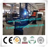 China Laser Tracking Corrugated Web H Beam Welding Line , Corrugated Web Beam Welding for sale