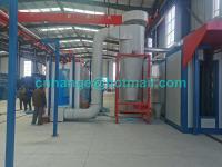 China Monocyclone Automatic  Powder Coating Production Line For Steel Parts for sale