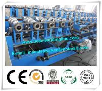 China Blue Interchangeable C Z Purlin Roll Forming Machine Fully Automatic for sale