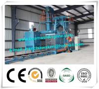 China Through Type H Beam Shot Blasting Machine / Sand Blasting Equipment For H Section Steel for sale