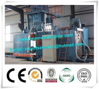 China Through Type H Beam Shot Blasting Machine / Sand Blasting Equipment For H Section Steel for sale