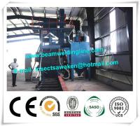 China Through Type H Beam Shot Blasting Machine / Sand Blasting Equipment For H Section Steel for sale