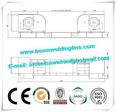 China Automatic Pipe Welding Rotator , Welding Manipulator / Welding Turning Rolls for sale