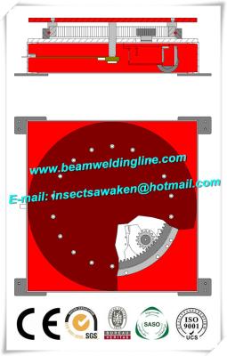 China Tilt And Lift Welding Positioner , Floor Turning Table Tank Weld Positioner for sale