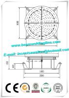 China Welding Turntable 0.05rpm - 0.5rpm Pipe Weld Positioner , Tank Flange Welding Machine for sale