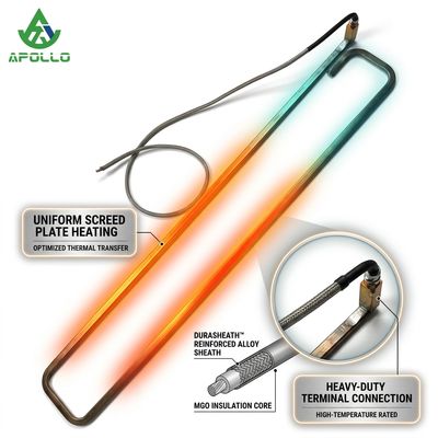 APOLLO screed heating rod for AB500-2 AB500-3 paver screed